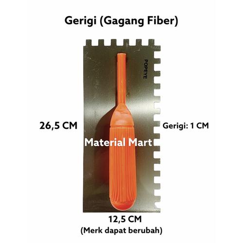 Jual Roskam Plat Besi Gerigi Gagang Fiber | Raskam GiGi Sendok Acian ...