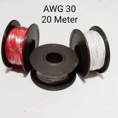Jual Kabel AWG 30 Serabut Putih 1 Roll - 20 Meter - Hitam - Kota Surabaya - Gubuk Led | Tokopedia