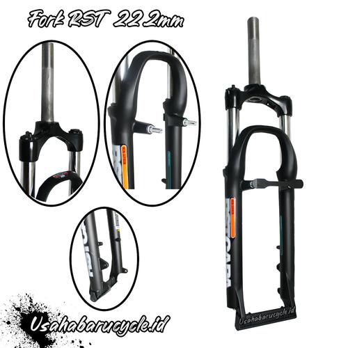 Jual Fork MTB 26" RST CAPA Coil Spring Disc Brake or V Brake 25.4mm ...