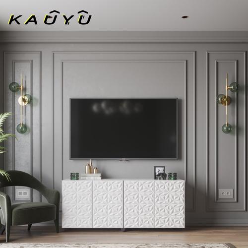 Jual Wall Moulding Tv Tembok Dinding Keiling Tv Full Elegant Minimalis ...