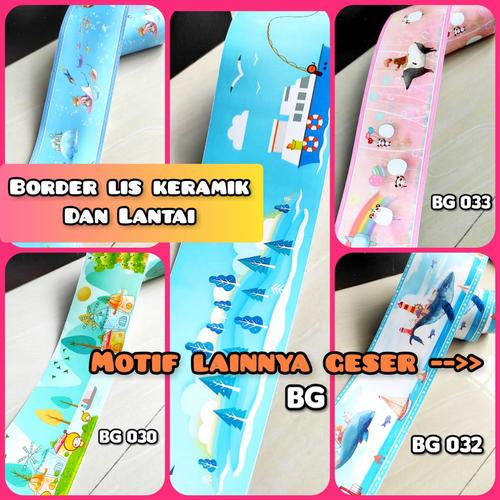 Jual WALLPAPER LIS WALLBORDER BORDER STIKER STICKER DINDING LANTAI ...