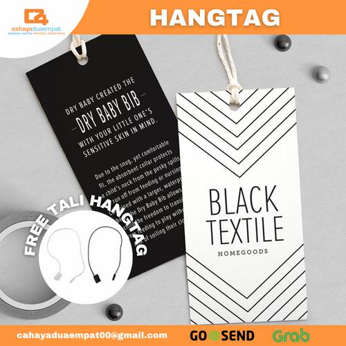 Jual HANG TAG / LABEL UK. 5x9cm (Label Baju, Tas, Jaket, Sepatu dll ...