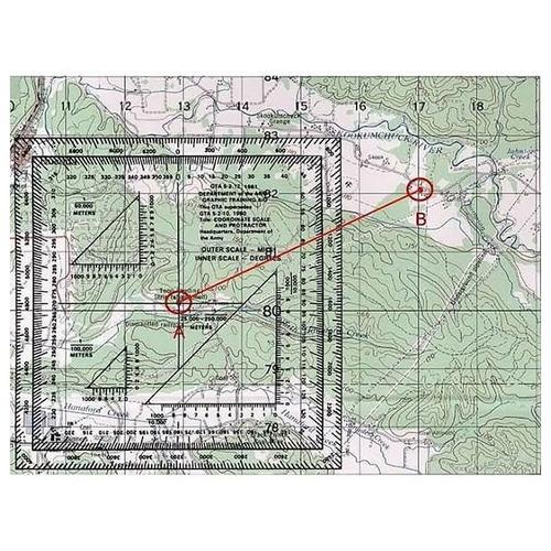 Jual Douglas Protractor Navigasi Penggaris Protrector Alat bantu ...