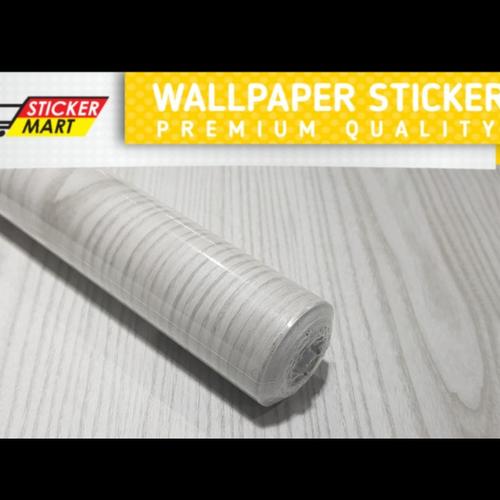 Jual Sticker Grey Wood Kayu Abu2 Wallpaper stiker meja furniture pintu ...