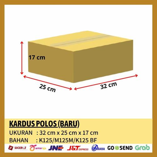 Jual Carton Box / Kardus Polos Ukuran 32 x 25 x 17 Cm. baru dari pabrik ...