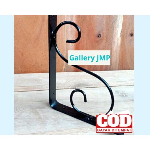 Jual Besi Siku Penyangga Rak Ambalan Tempel Dinding Rustic Vintage ...