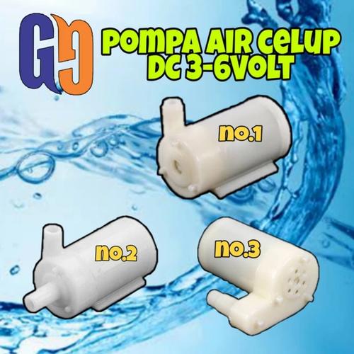 Jual Pompa AIR celup mini submersible water pump 3v 5v proyek arduino ...
