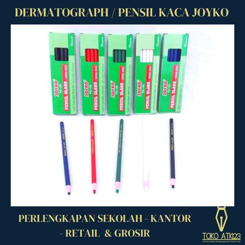 Jual Dermatograph Joyko / Pensil Kaca / Glass Marking Pencil - Kuning ...