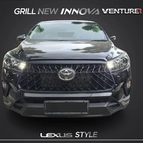 Jual All new INNOVA VENTURER 2021- Grill LEXUS plastik import ABS TRD ...