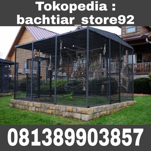 Jual KANDANG AVIARY BESI OUTDOOR UMBARAN HEWAN BURUNG FALK MACOU ...