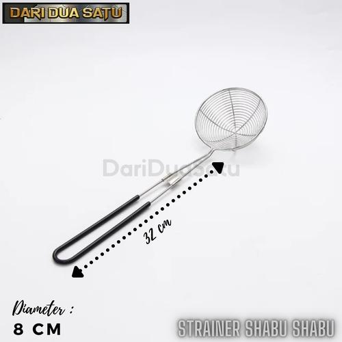 Jual Saringan Shabu Shabu Stainless Strainer Boba Bubble Tea - 8 cm ...