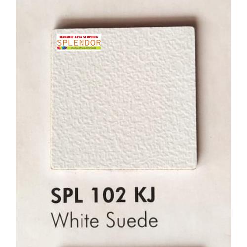 Jual HPL PUTIH TEXTURE SPLENDOR White Suede SPL 102 KJ HPL BERKUALITAS ...