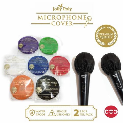 Jual sarung Mic Shure / Kain pelindung mic karaoke / cover mic sekali ...