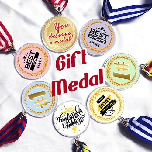 Jual [GIFT MEDAL] Mendali Custom Hadiah (2 Sisi) / Hadiah Wisuda /Kado ...