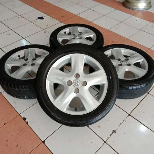 Jual Velg Standard Yaris P5 Ring 15 Pcd 4x100 Plus Ban Hankook 185 55 ...