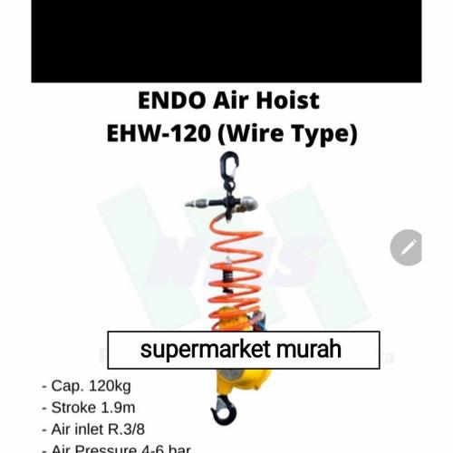 Jual ENDO Air Hoist EHW-120 (Wire Type) - Jakarta Barat - supermarket ...