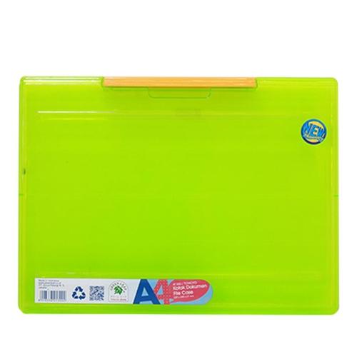 Jual Kotak dokumen tomoyo plastik warna hijau CARRY CASE GREEN LEAF ...