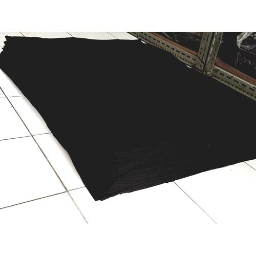Jual Cotton Bamboo 30s (Bahan Kaos Kain Bambu) - Hitam, Tanpa RIB ...
