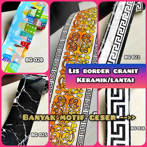 Jual WALLPAPER LIS WALL BORDER STIKER STICKER DINDING LANTAI GRANIT ...