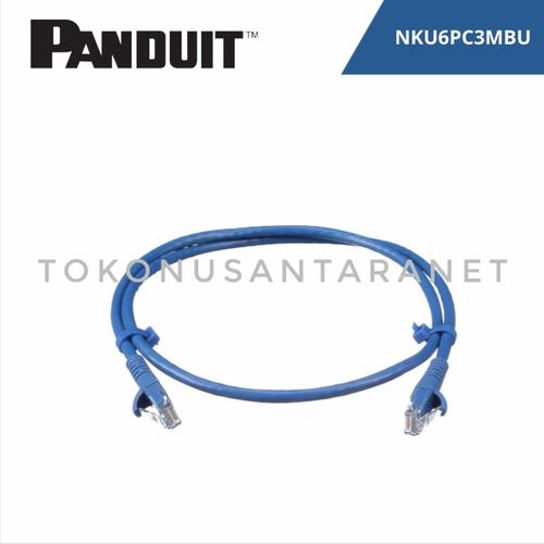 Jual Panduit NETKEY Patch Cord Cat6 3 meter BLUE / Kabel LAN Cat 6 BIRU - Jakarta Pusat ...