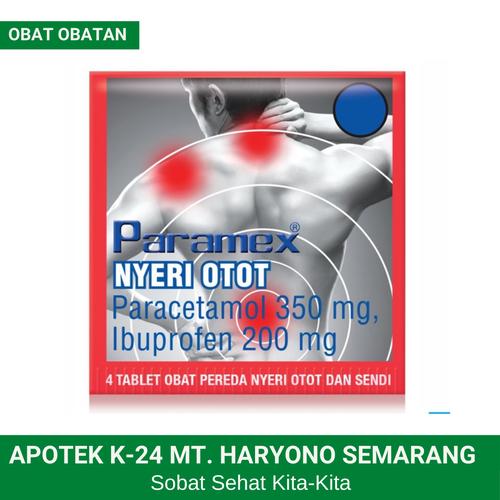 Jual Paramex Nyeri Otot Strip Isi 4 Tablet / Obat Nyeri Otot Sendi dan ...