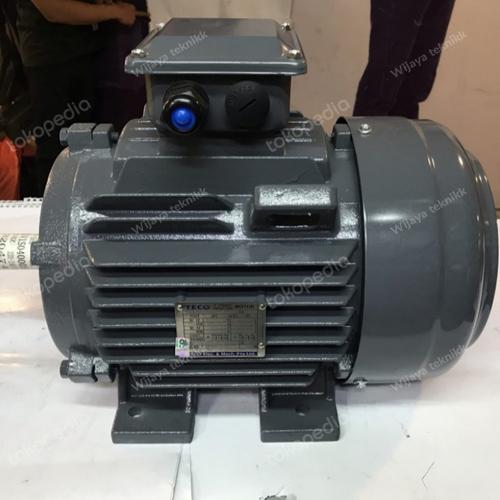 Jual induction motor teco 3 hp 3 phase 380v rpm 1400 4 pole rpm 2800 2 ...
