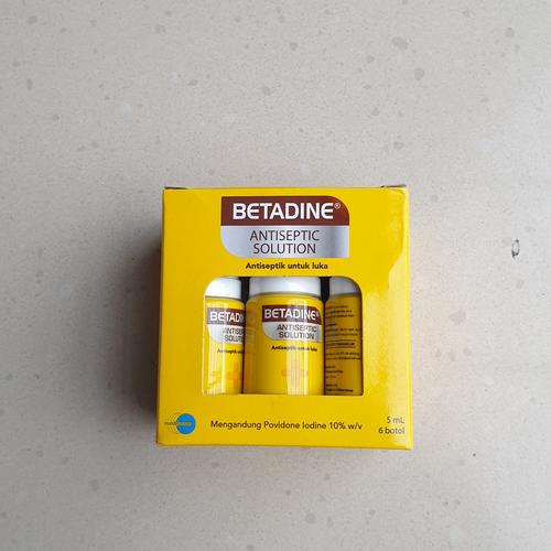 Jual Betadine Solution 5 ml per botol/Betadine Luka - Kota Surabaya ...