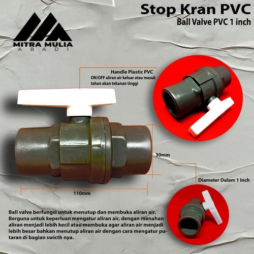 Jual Ball Valve / Stop Kran Pvc 1 Inch - Kota Bandung - Mitra Mulia ...