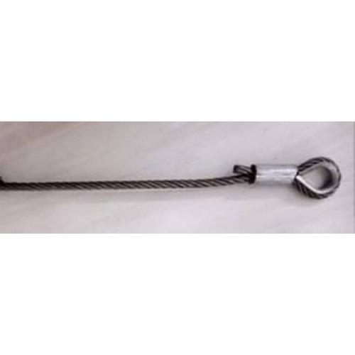 Jual Wire rope 6mm 6x36 Ungalv press 1sisi + thimble + Wire clip PJ 3,5 ...