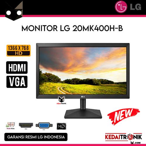 Jual Monitor LG 20MK400H-B 19.5" Inch LED FULLHD 60Hz 2Ms VGA HDMI ...