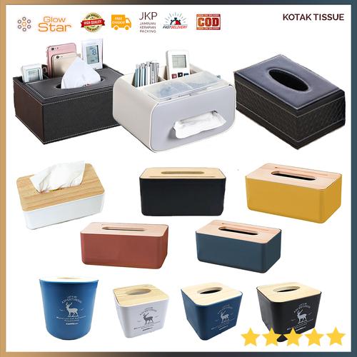 Jual Kotak Tisu Tissue Modern Kayu Solid Kulit Wooden Box Mobil Premium ...