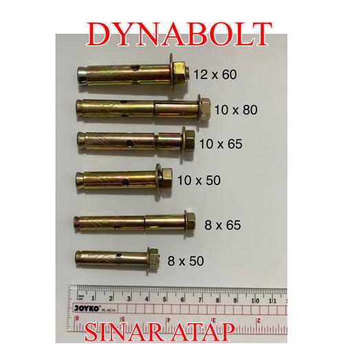 Jual Dynabolt 10 x 50 - Kota Tangerang - sinar atap | Tokopedia