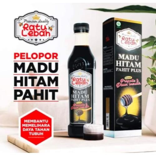Jual Madu Hitam Pahit Ratu Lebah plus Propolis Trigona & Daun Insulin ...