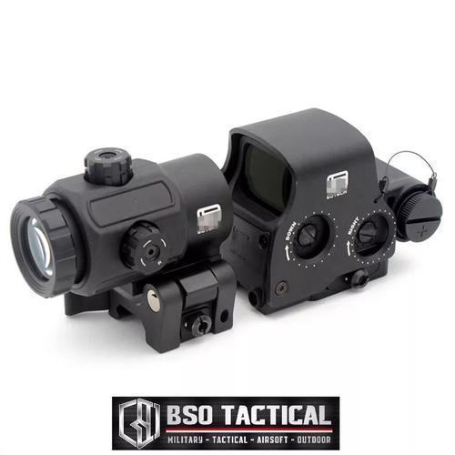Promo Holosight EOT EXPS 3-2 558 Combo G43 Magnifier AEG GBBR Scope Sight - Black - Kota ...