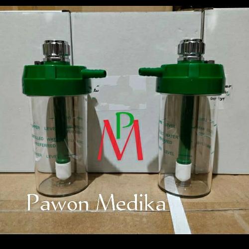 Jual Botol Humidifier Oksigen Tabung /Regulator Flowmeter Oksigen ...