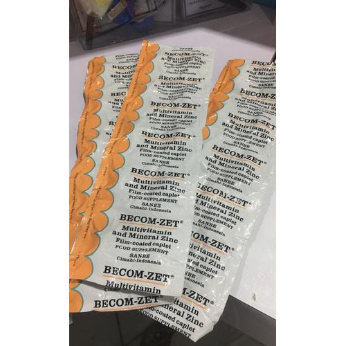 Jual BECOME ZET MULTIVITAMIN 100% ORIGINAL MURAH HARGA PERSTRIP ...