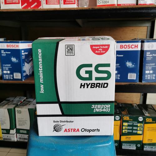 Jual AKI BATERAI GENSET MOBIL GS ASTRA HYBRID NS40/32B20R/NS 40 AVANZA ...