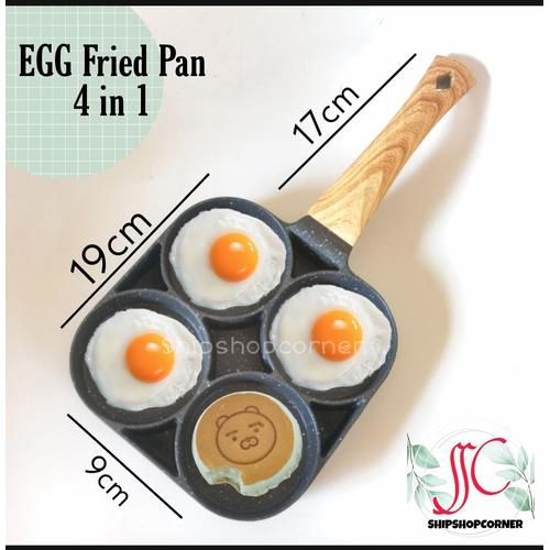 Jual Panci Penggorengan Telur Pancake 4 Lubang Non Stick Egg Frying Pan ...