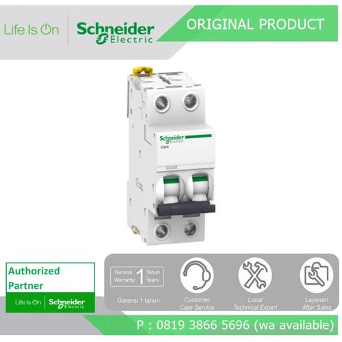 Jual Original Schneider MCB A9F74210 IC60N 2P - 10A - C curve - Jakarta Barat - Roxy Electric ...