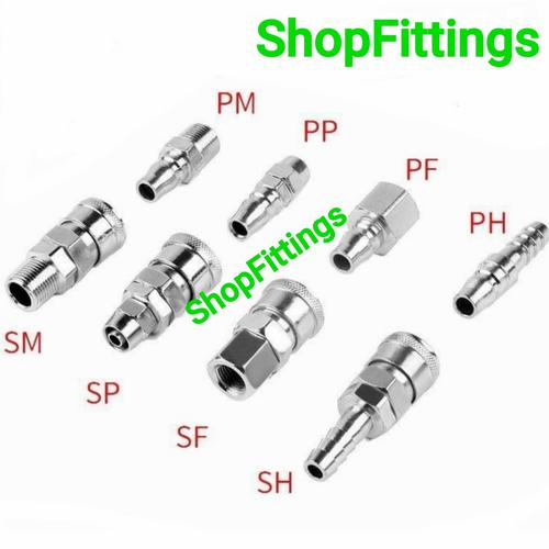 Jual Kopler Kupler Cupler Air Quick Coupler SF SH SM SP PF PH PM PP 20 ...