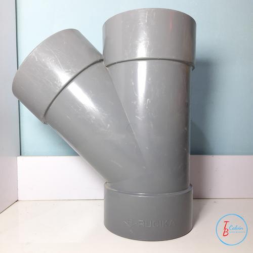 Jual Tee Y 4 inch 45° RUCIKA (D) / Y Branch 4 inch Rucika - Jakarta Barat - TB CALVIN | Tokopedia