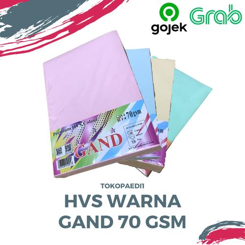 Jual KERTAS HVS A4 WARNA GAND 70 GSM ISI 400 LEMBAR - Merah Muda ...