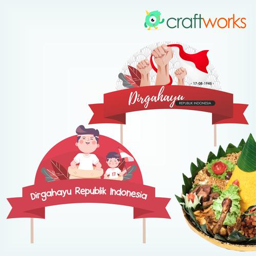 Jual HUT RI / DIRGAHAYU 17 AGUSTUS CAKE / TUMPENG TOPPER - Kab ...