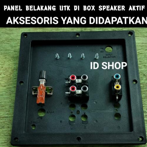 Jual PANEL INPUT OUTPUT UTK BELAKANG BOX SPEAKER AKTIF PVC TEBAL ...