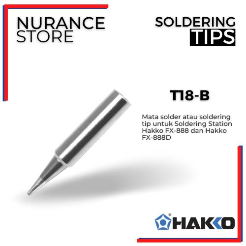Jual Mata Solder Hakko T18-B (Mata Solder Hakko FX-888 & FX-888D) - Kota Bekasi - NURANCE-STORE ...