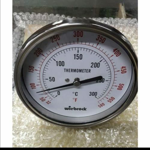 Jual Bimetal Wiebrock 4" Thermometer PAYUNG back celcius stainless ...