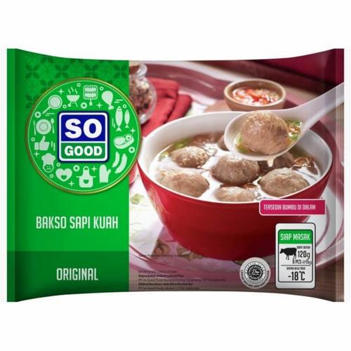 Jual So Good Bakso Sapi Kuah 120gr Frozen - Kota Palembang - Meri Snack ...