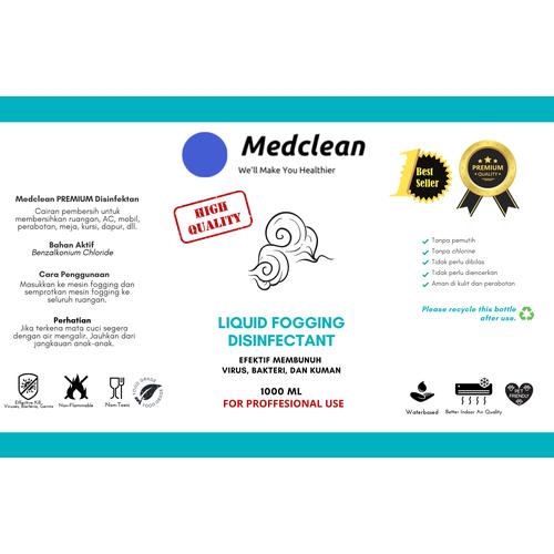Jual Cairan disinfektan liquid fogging 1000 ml / 1 liter - Kota ...