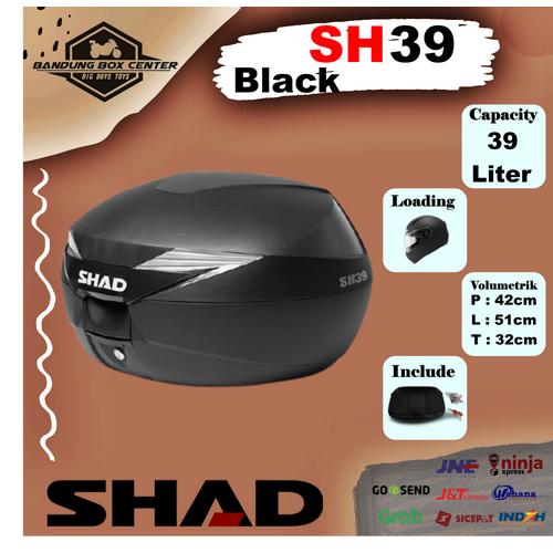 Jual Box Shad SH39 Black Box Motor Shad SH39 Hitam Box Touring Shad SH ...