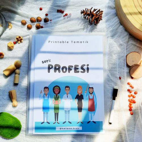 Jual Worksheet Tematik Seri Profesi 35 Lembar Aktivitas Bertema Profesi ...
